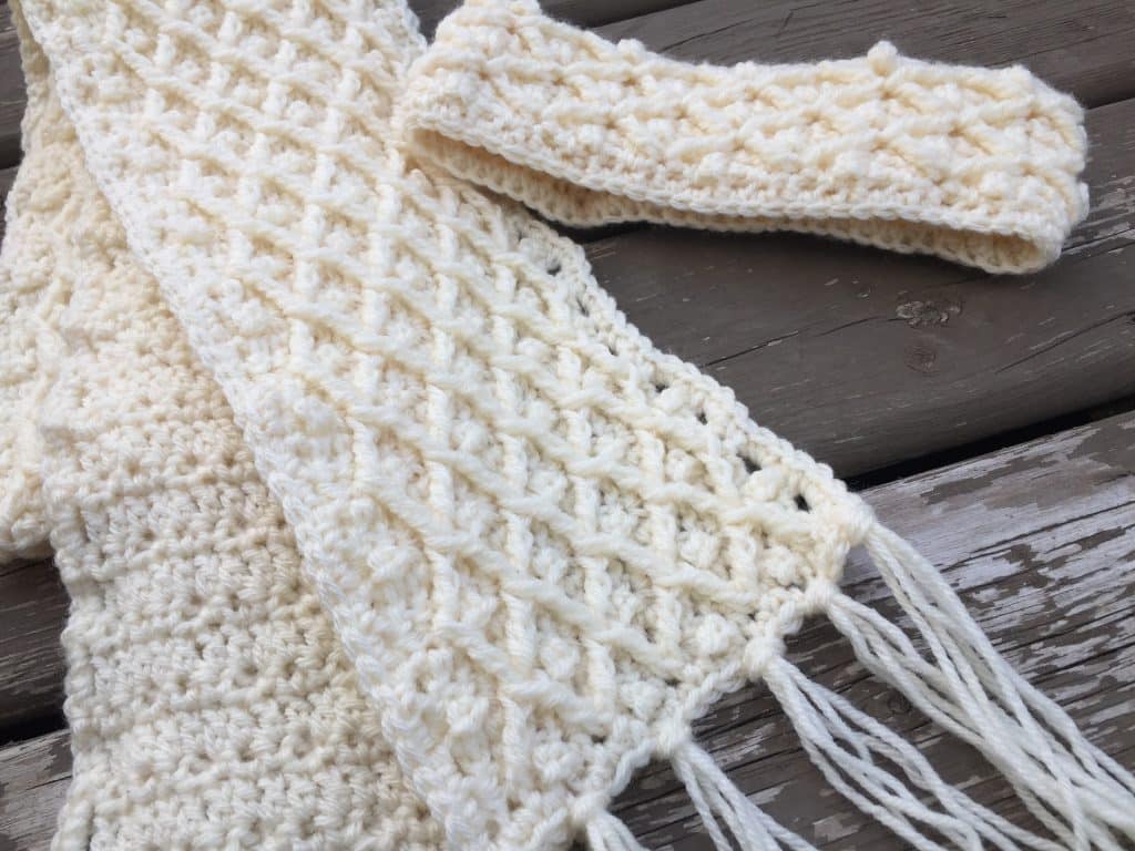 Diamond in the Rough - Crochet Winter Scarf Pattern | Rich Textures Crochet