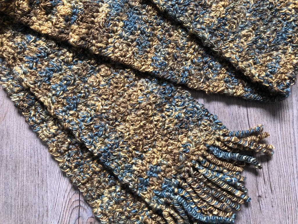 Lemon Peel Scarf Free Crochet Pattern | Rich Textures Crochet