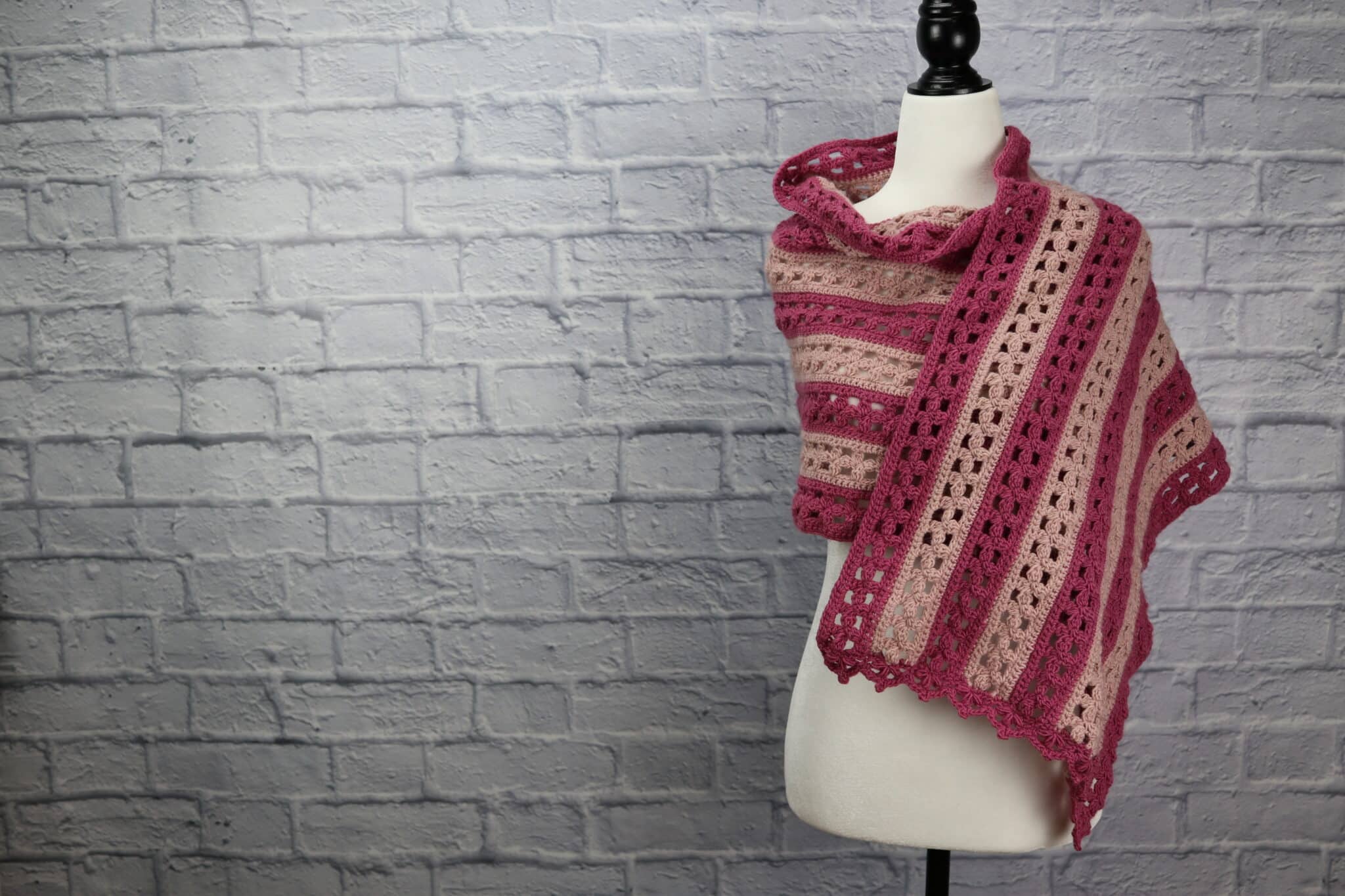 Cherry Blossom Shawl Crochet Pattern | Rich Textures Crochet