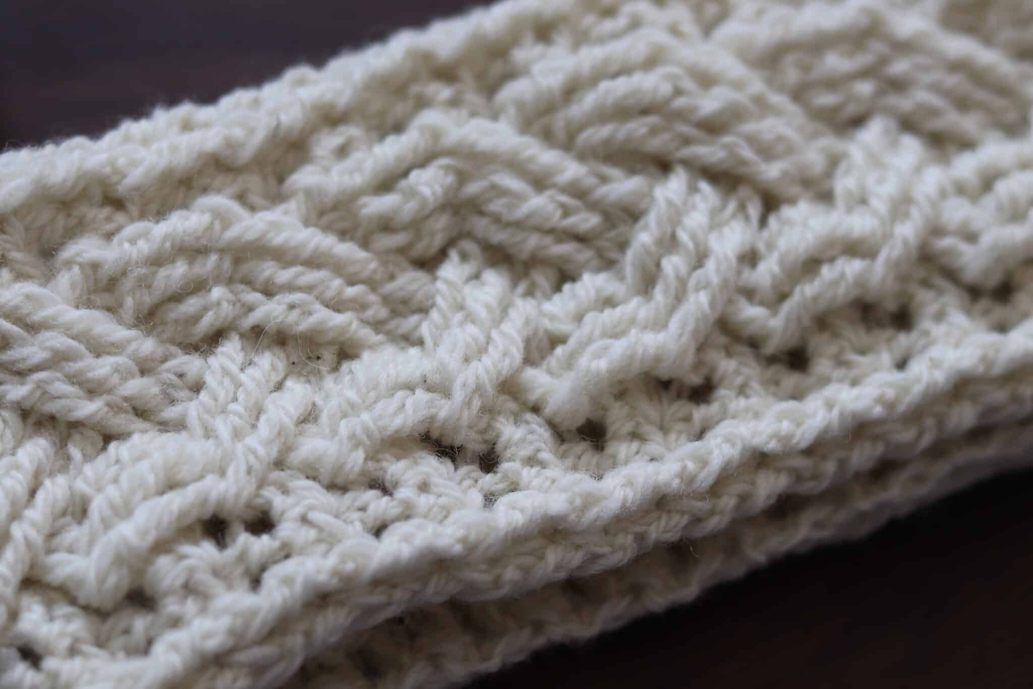 Braided Cable Ear Warmer Crochet Pattern | Rich Textures Crochet