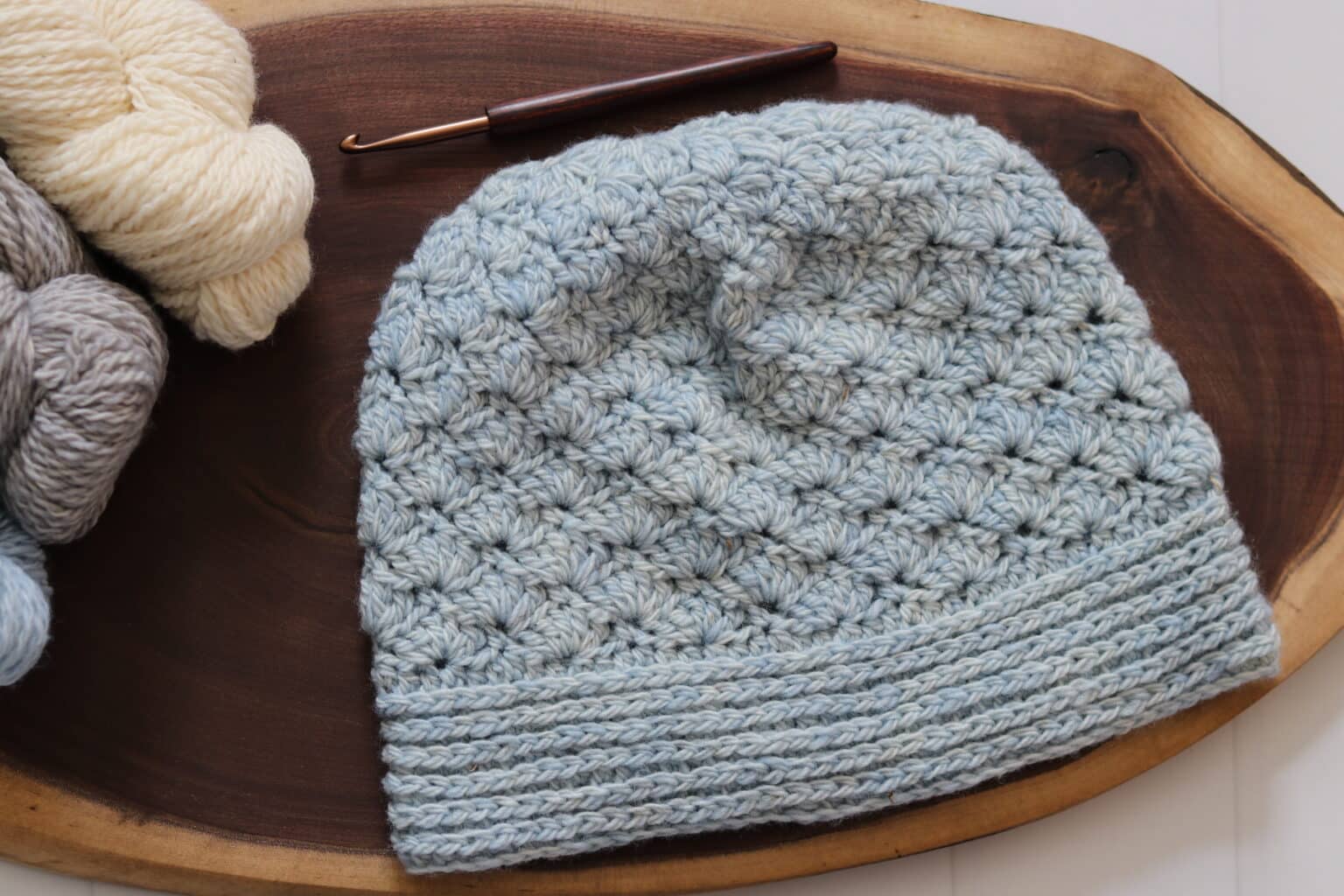 Beach Point Beanie Crochet Pattern | Rich Textures Crochet