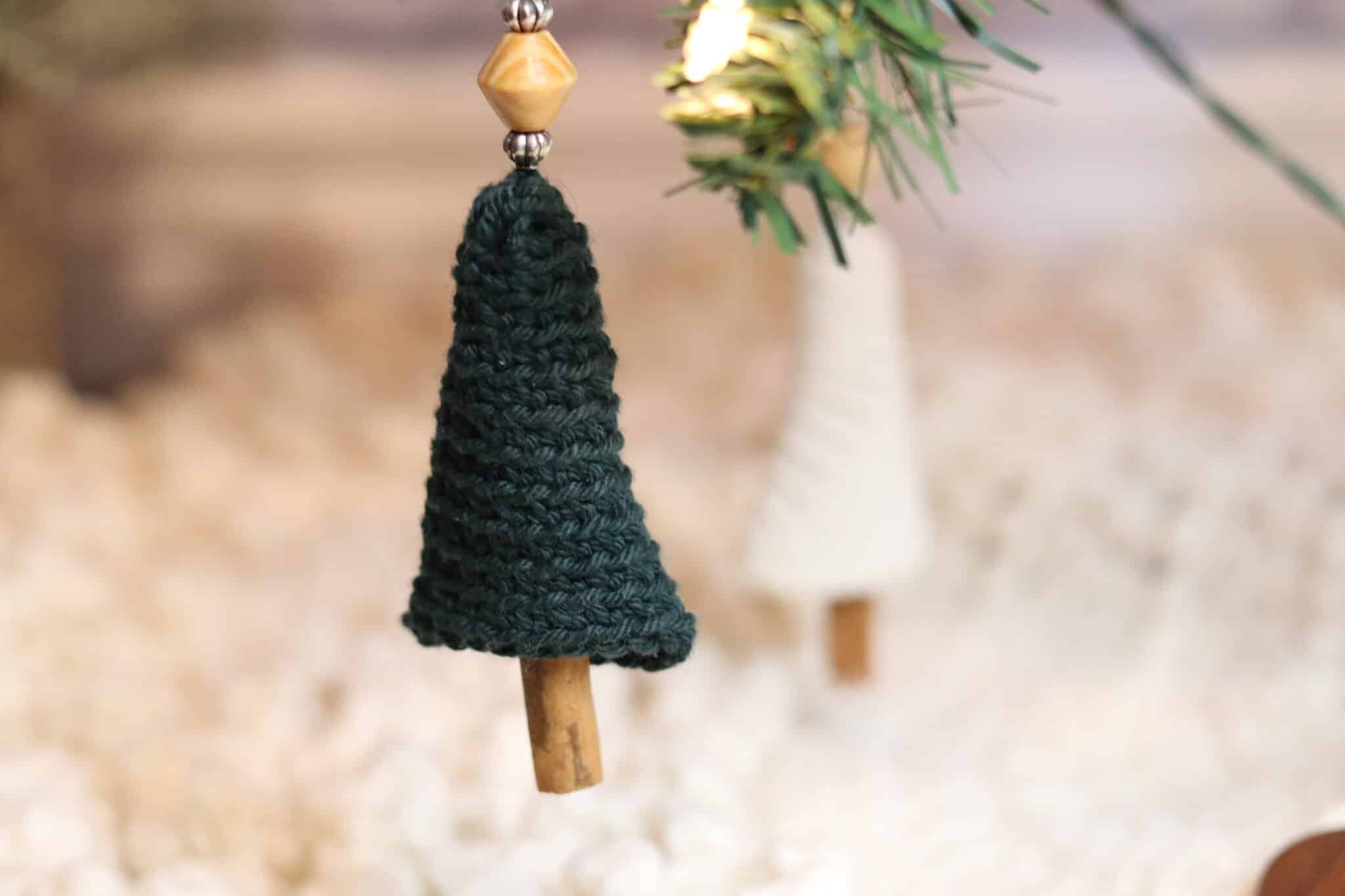 Cinnamon Tree Christmas Ornament Crochet Pattern | Rich Textures Crochet