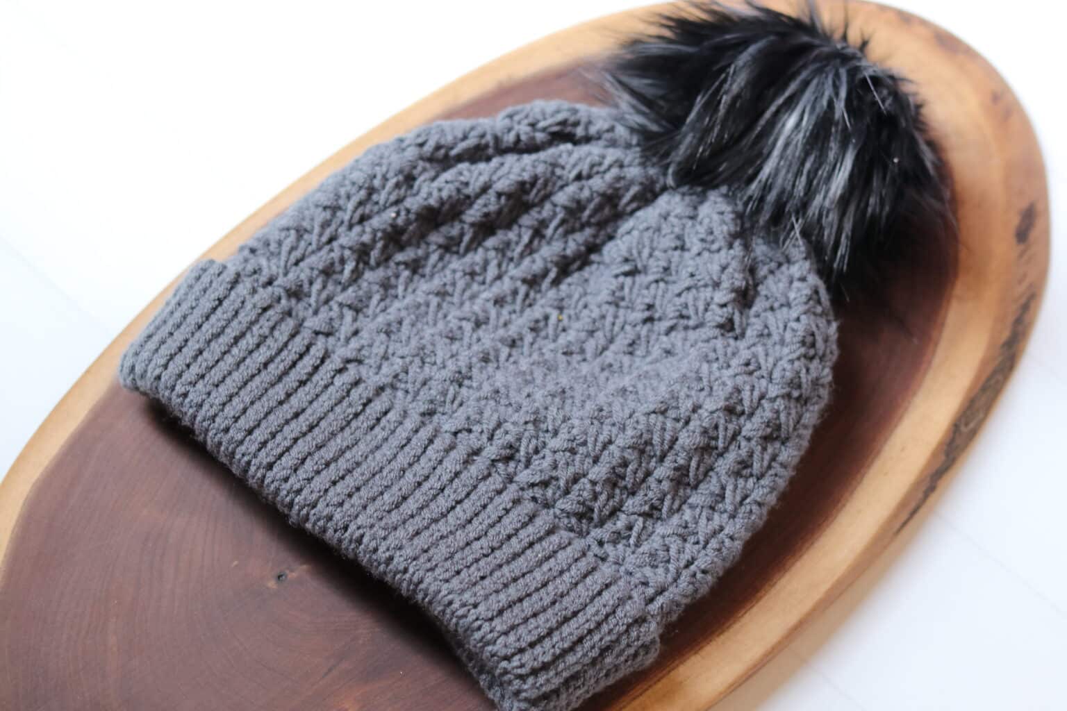 Granite Beanie Crochet Pattern | Rich Textures Crochet