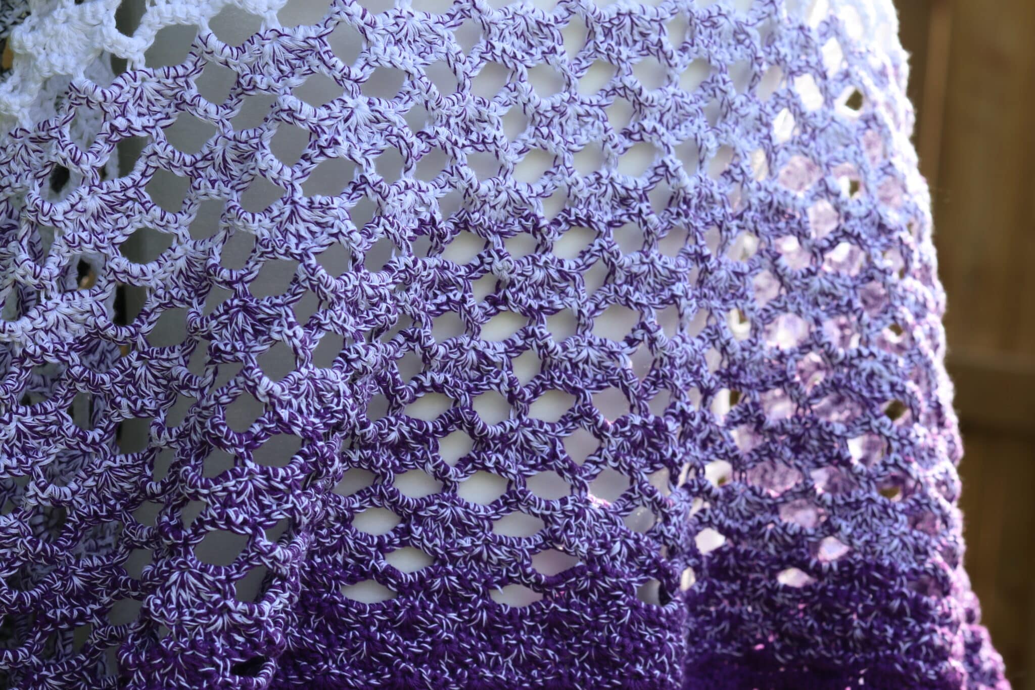 Amethyst Shawl Crochet Pattern | Rich Textures Crochet