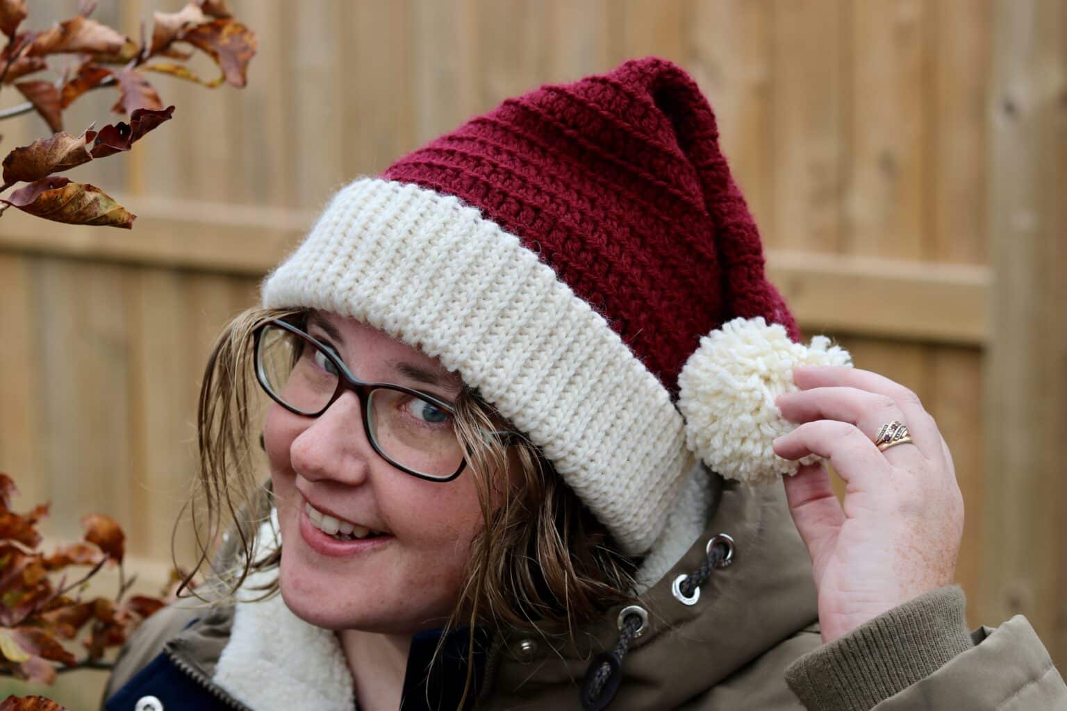 Classic Santa Hat Crochet Pattern | Rich Textures Crochet