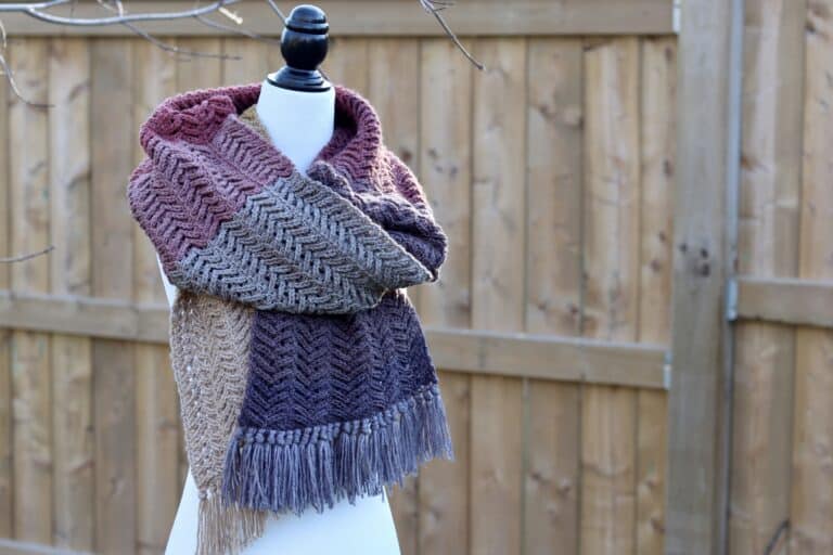 Happy Trails Scarf Crochet Pattern | Rich Textures Crochet