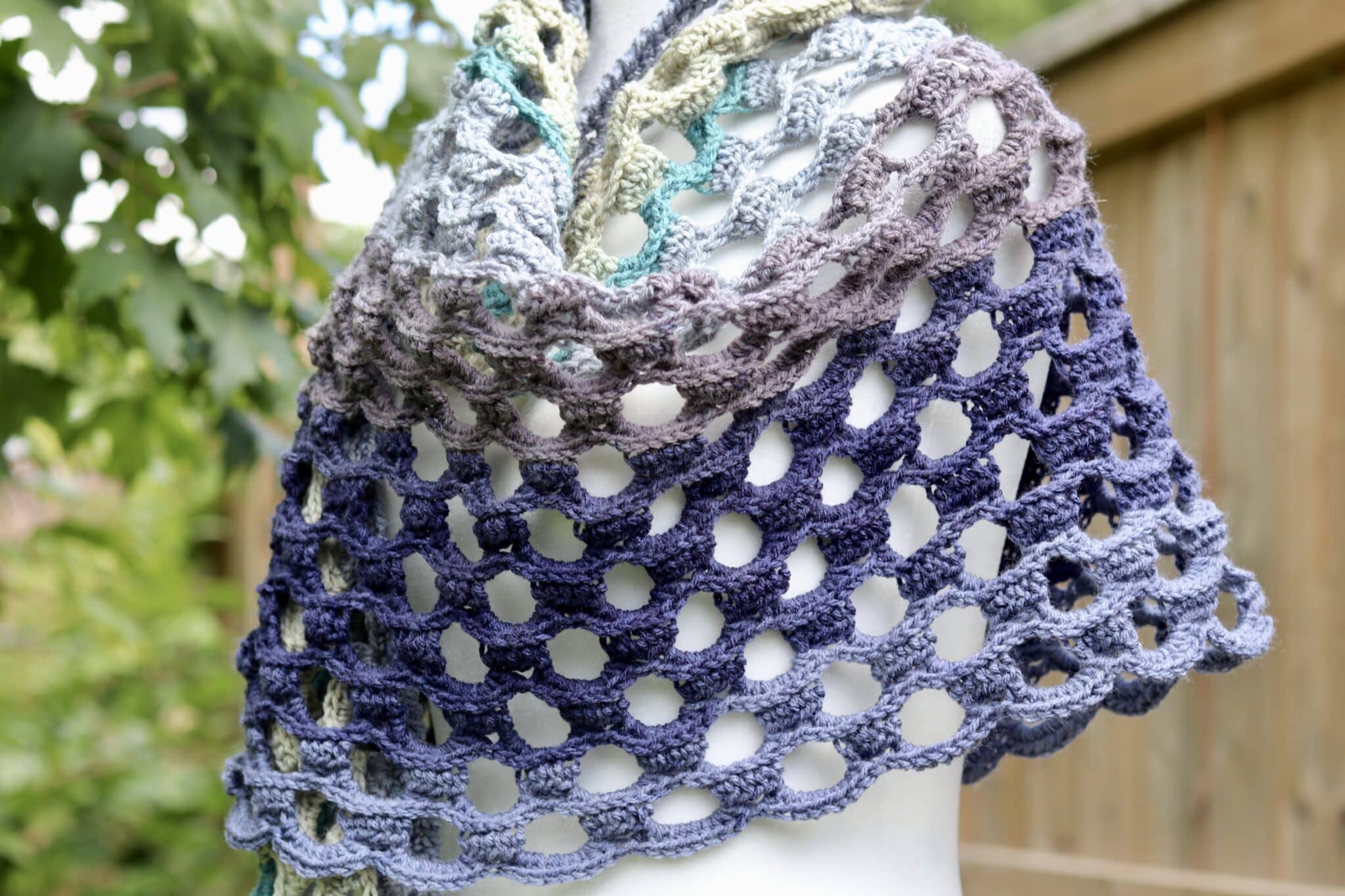 Summer Breeze Shawl Crochet Pattern | Rich Textures Crochet