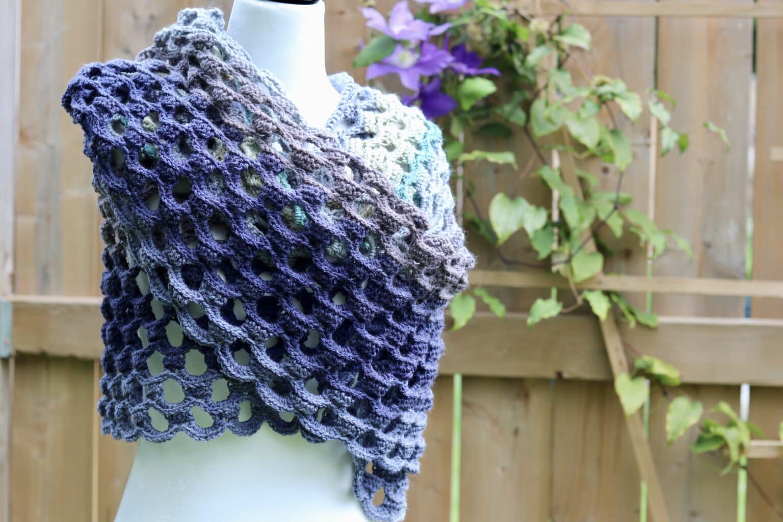 Summer Breeze Shawl Crochet Pattern | Rich Textures Crochet