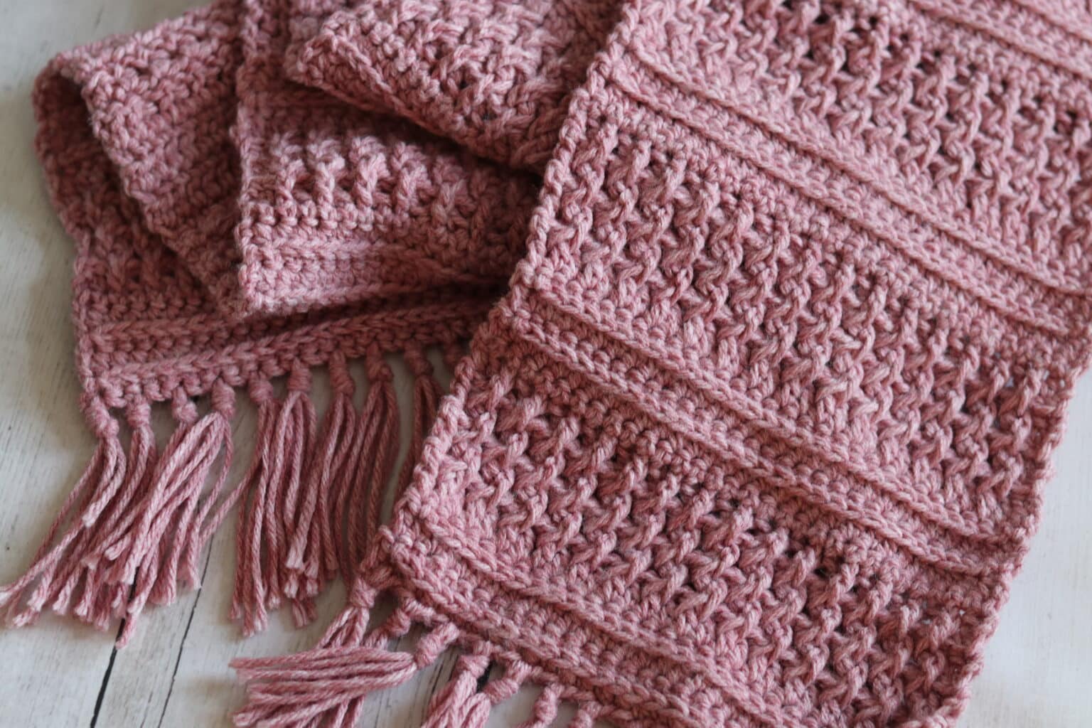 Deep River Scarf Crochet Pattern | Rich Textures Crochet