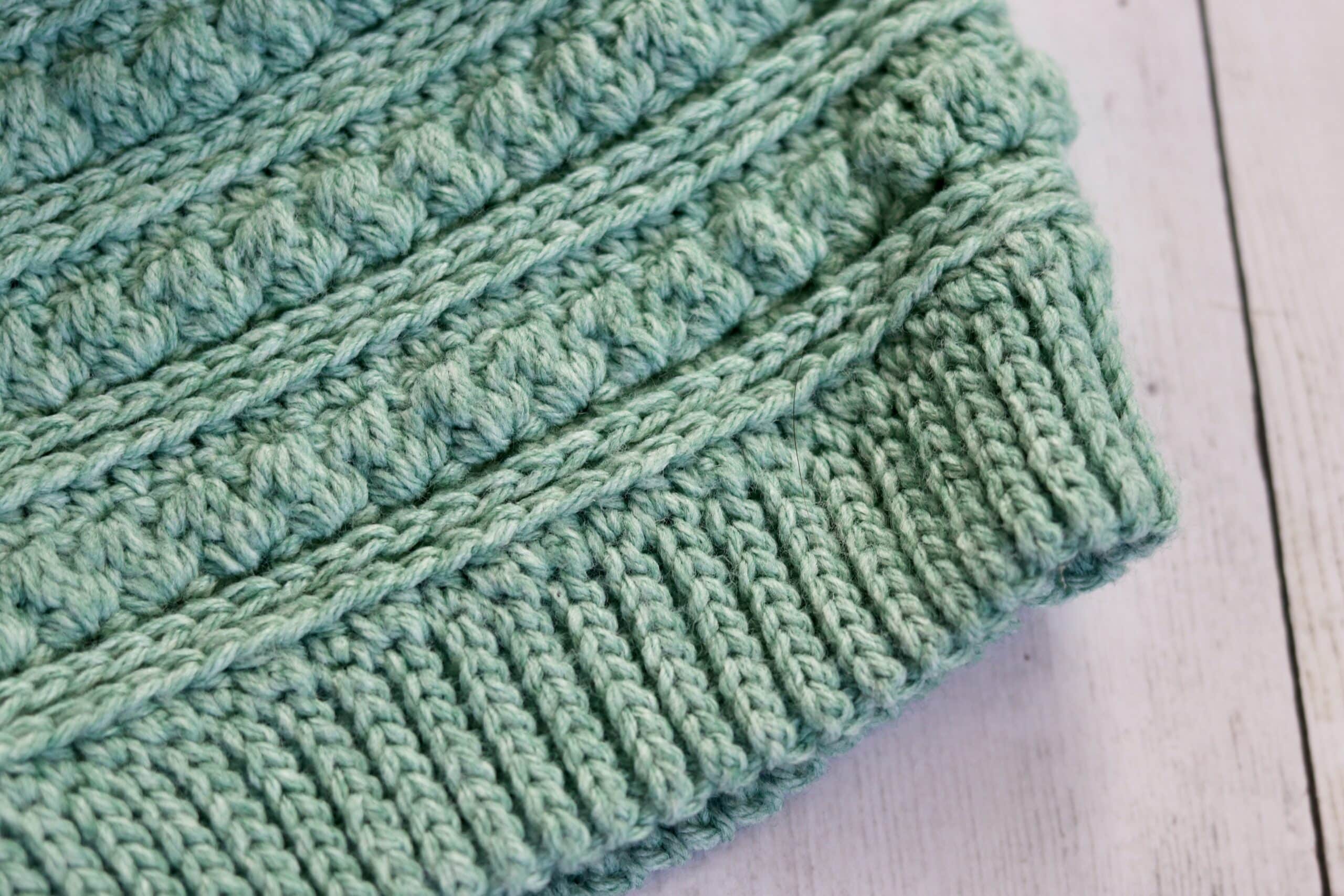 Inlet Beanie Crochet Pattern | Rich Textures Crochet