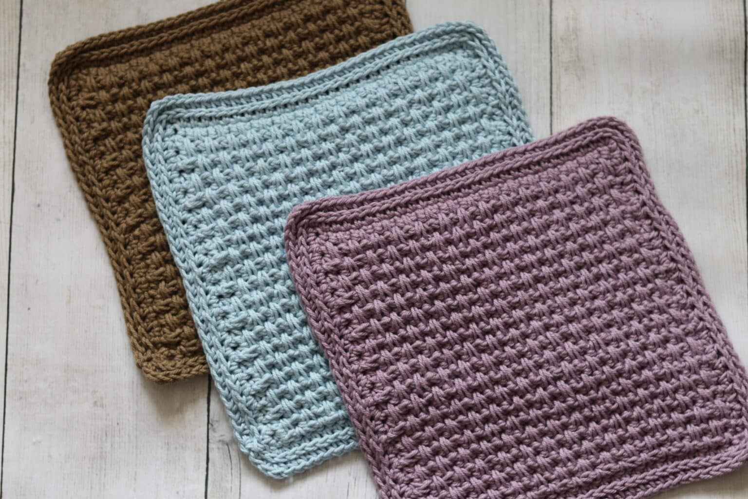 Linen Love Dishcloth Crochet Pattern | Rich Textures Crochet