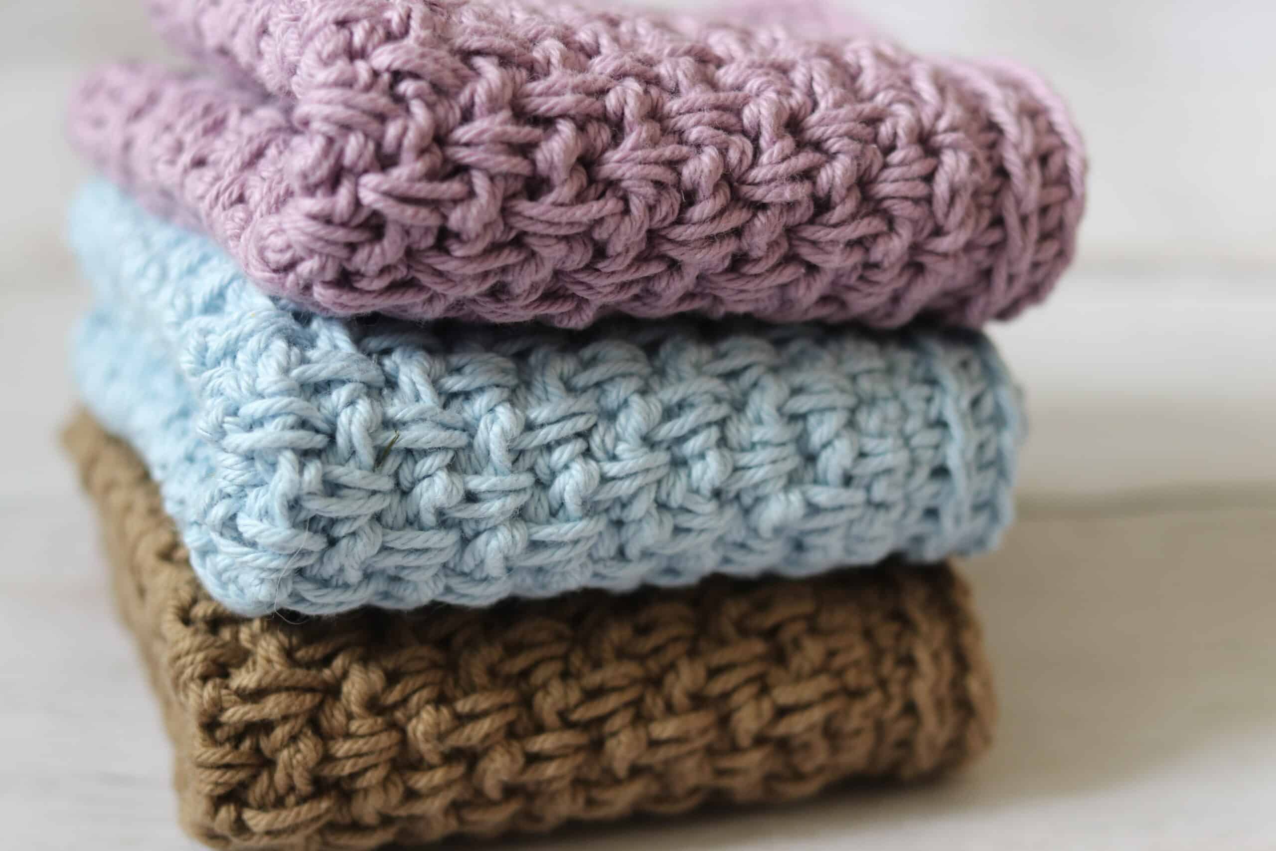 Linen Love Dishcloth Crochet Pattern | Rich Textures Crochet