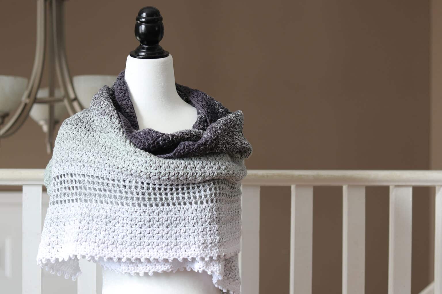 Long Island Shawl Crochet Pattern | Rich Textures Crochet