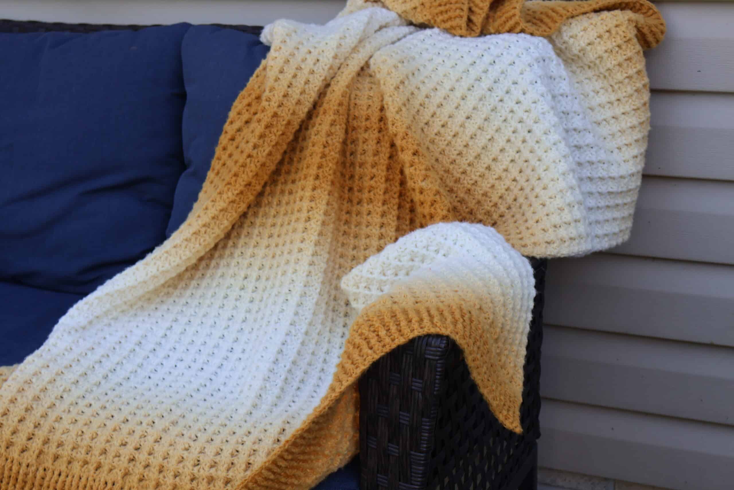 Sweet as Honey Blanket Crochet Pattern | Rich Textures Crochet