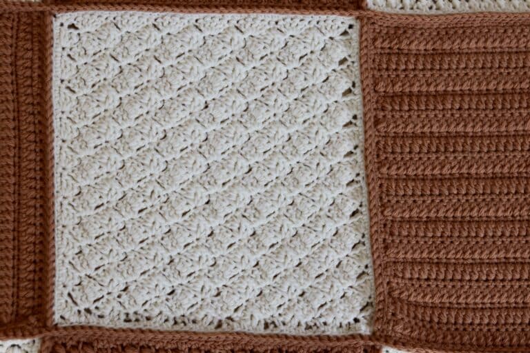 Sidesaddle Shell Afghan Square Crochet Pattern | Rich Textures Crochet