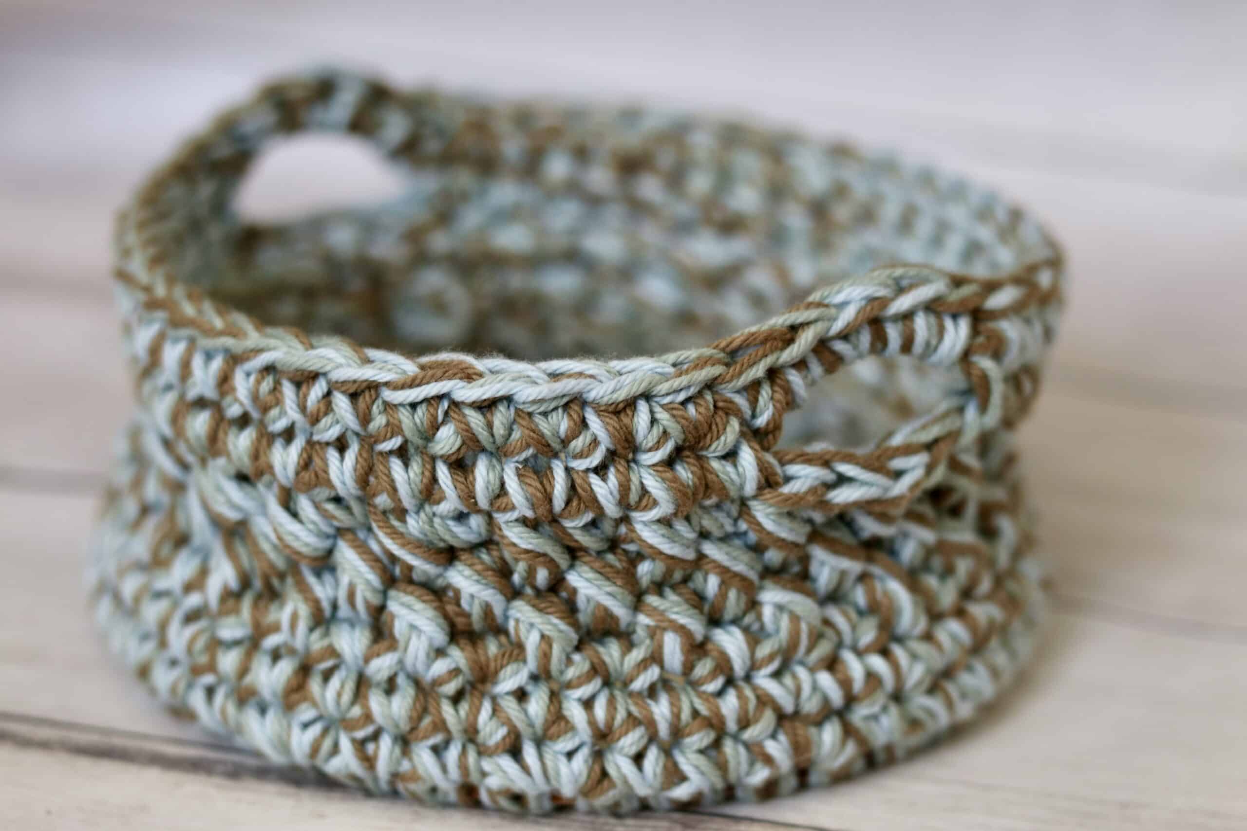 Scrap Basket Crochet Pattern | Rich Textures Crochet
